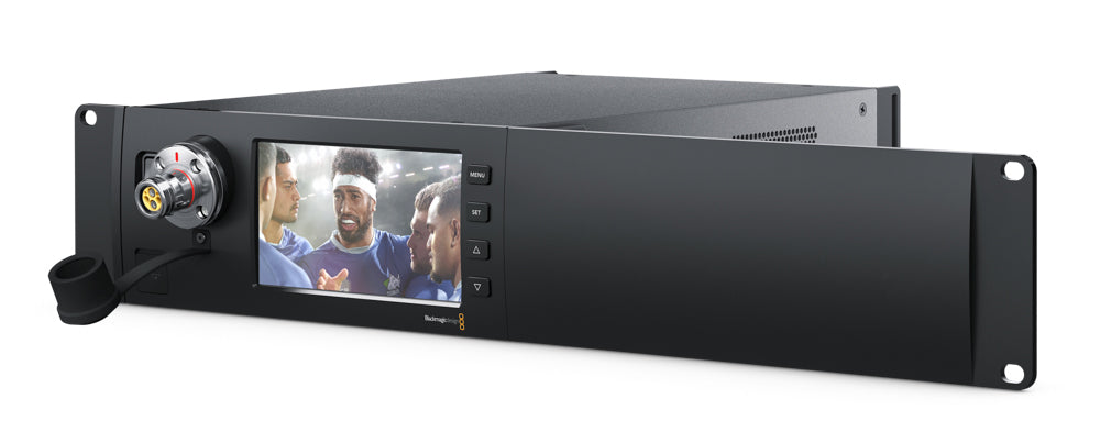 Blackmagic Studio fiber rack kit (2U)